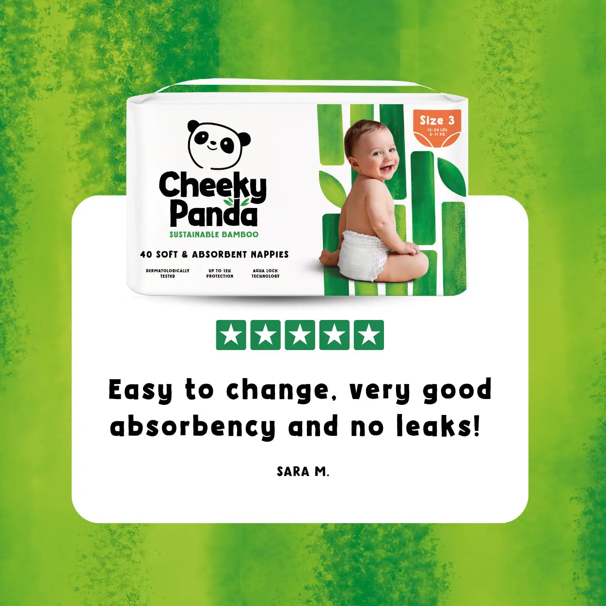 NEW! Eco Friendly Bamboo Baby Nappies Multi-Pack | 4 packs – Cheeky Panda