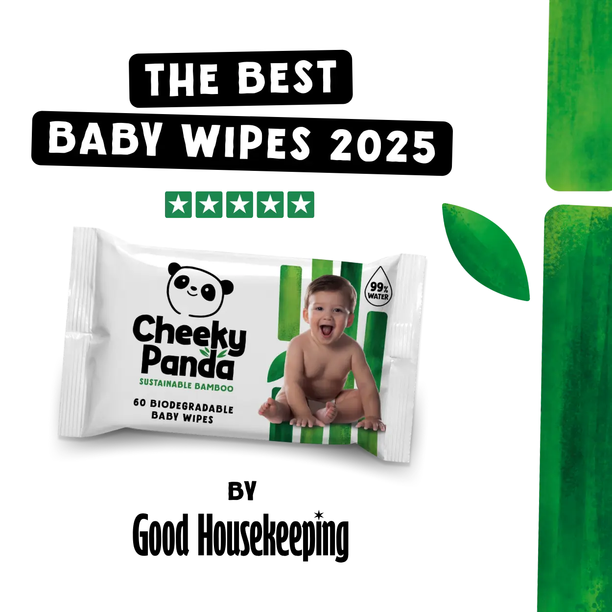 Bamboo Baby Wipes for Babies & Toddlers | The Cheeky Panda