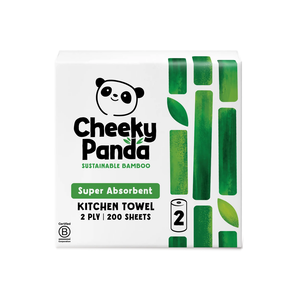 Sustainable Bamboo Kitchen Roll 10 Rolls | Bamboo Paper Towels – Cheeky ...