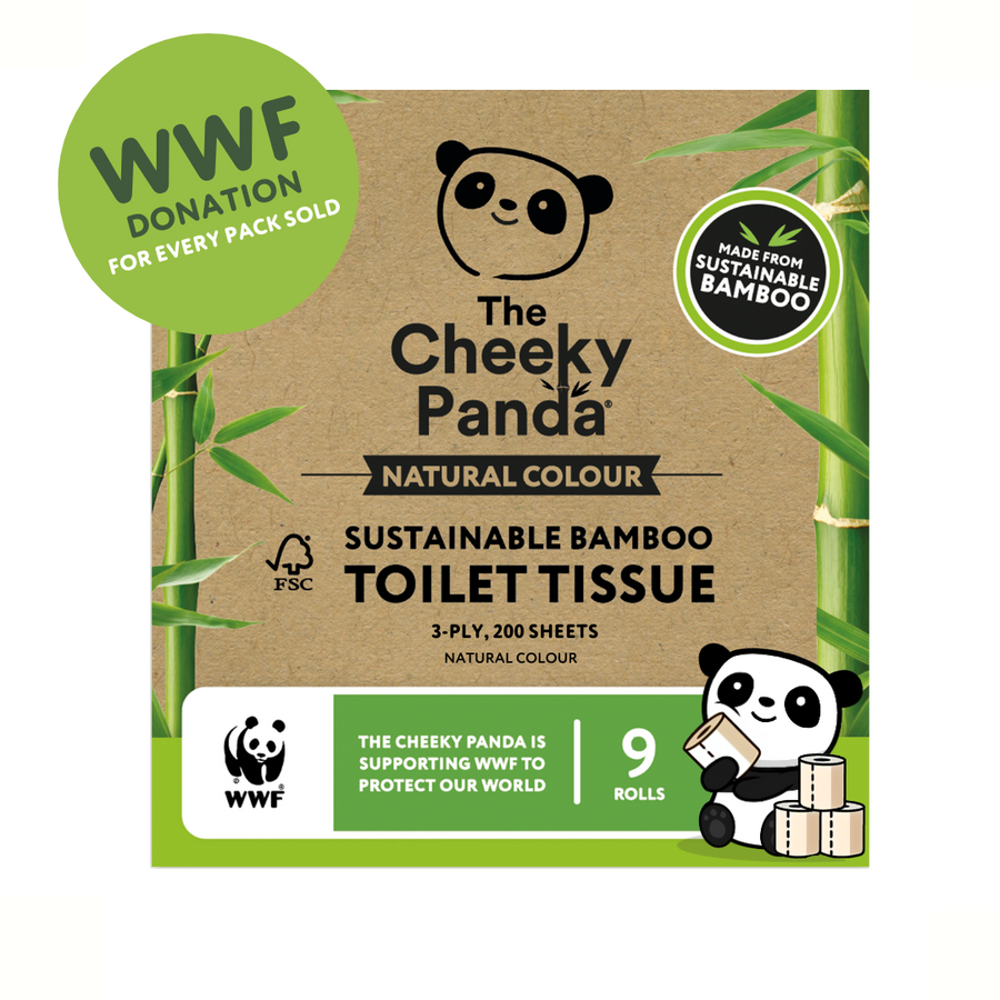 Natural Colour Bamboo Toilet Paper ("Unbleached") – The Cheeky Panda