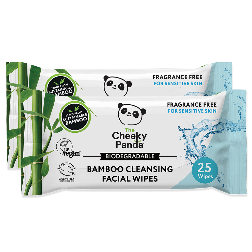 Facial Wipes Exclusive Bundle Unscented (2 packs) – Cheeky Panda