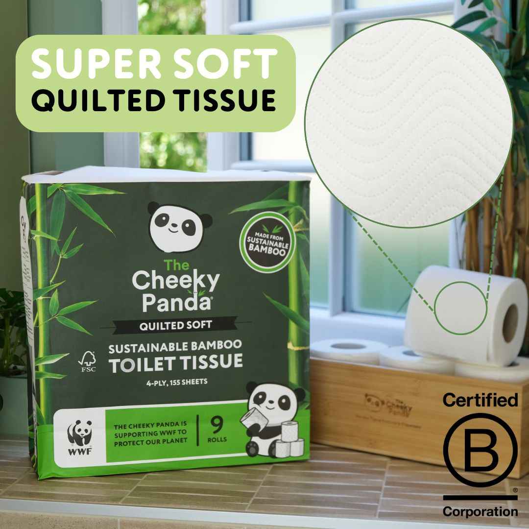 Bamboo Quilted Soft Toilet Paper The Cheeky Panda