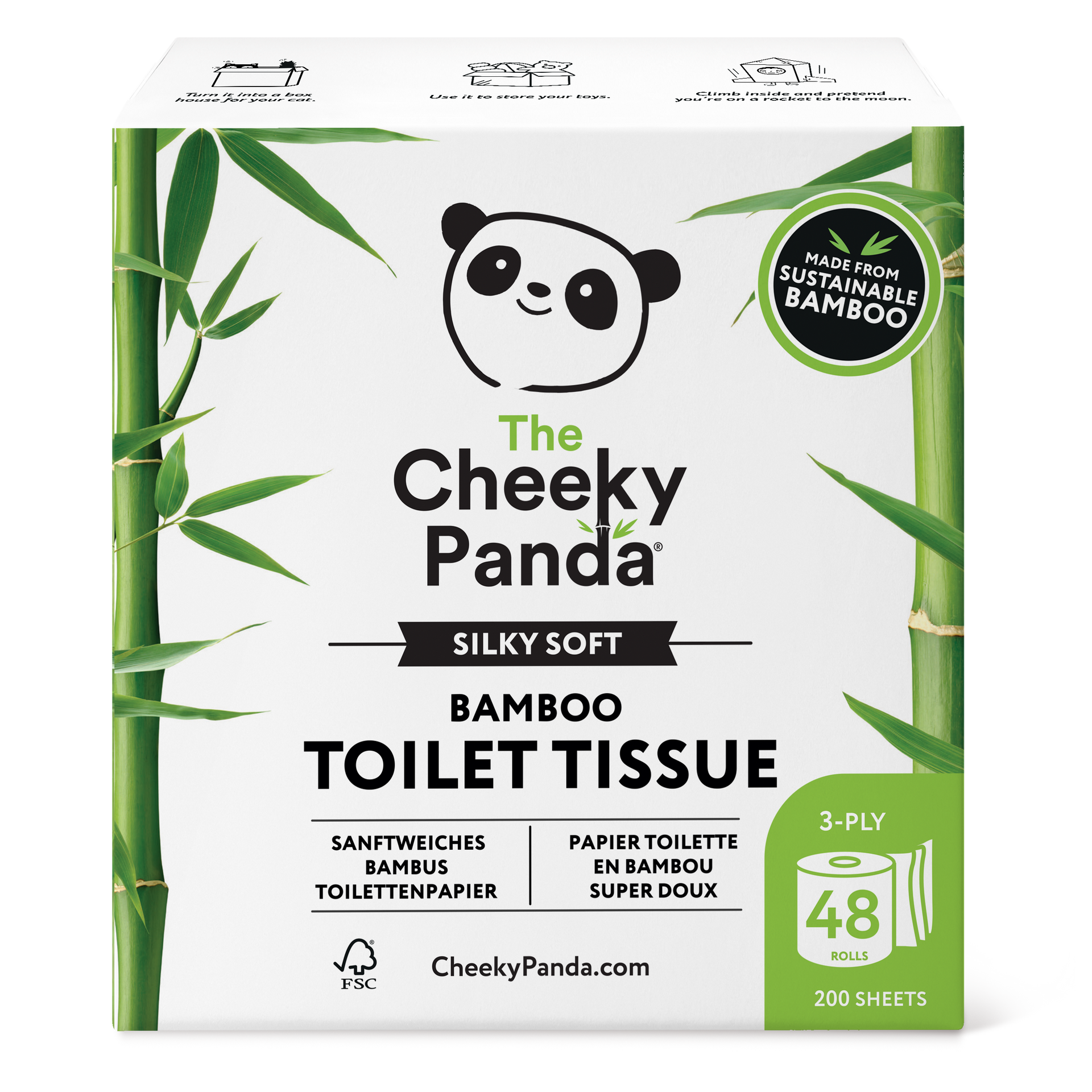 The Cheeky Panda Bamboo Toilet Paper | Bulk Buy & Subscription